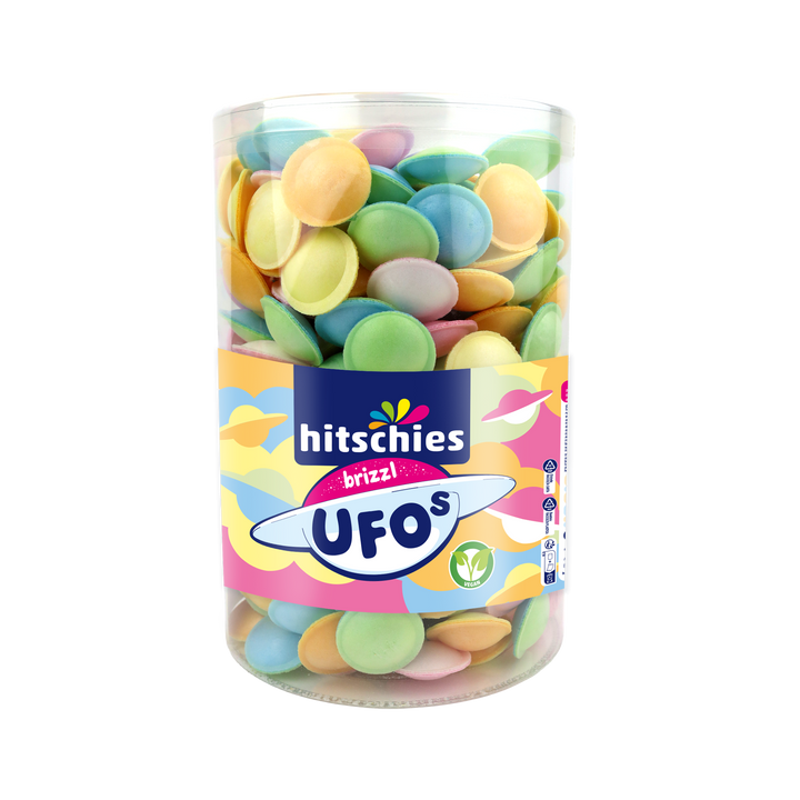 hitschies brizzl Ufos - leckere Obladen mit saurer Brausefüllung