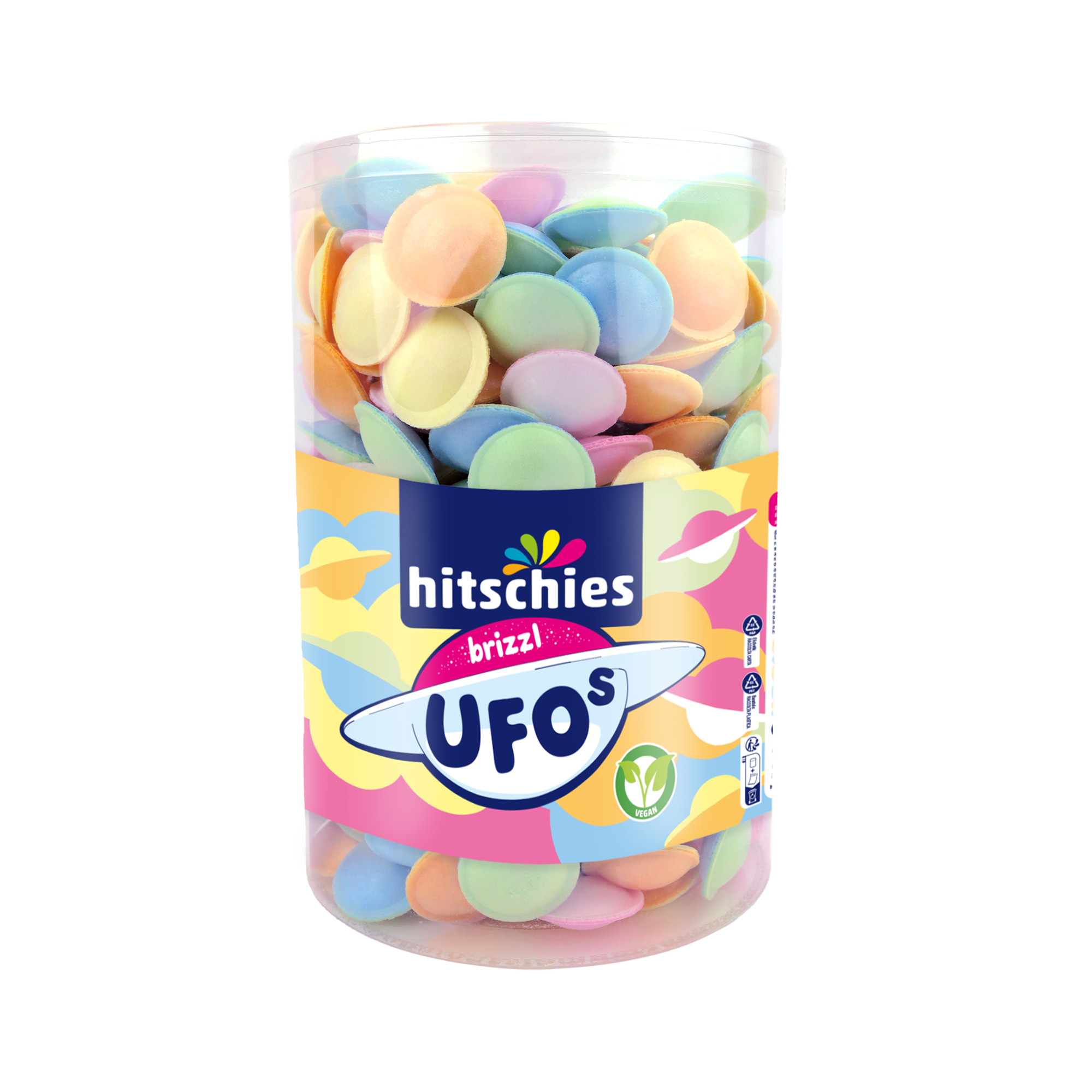 hitschies brizzl UFOs vegan Brauseoblaten