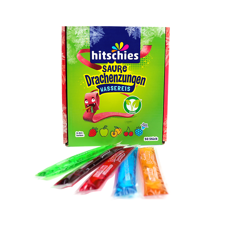 hitschies Wassereis - Saure Drachenzungen in allen Farben und zum Kratzen