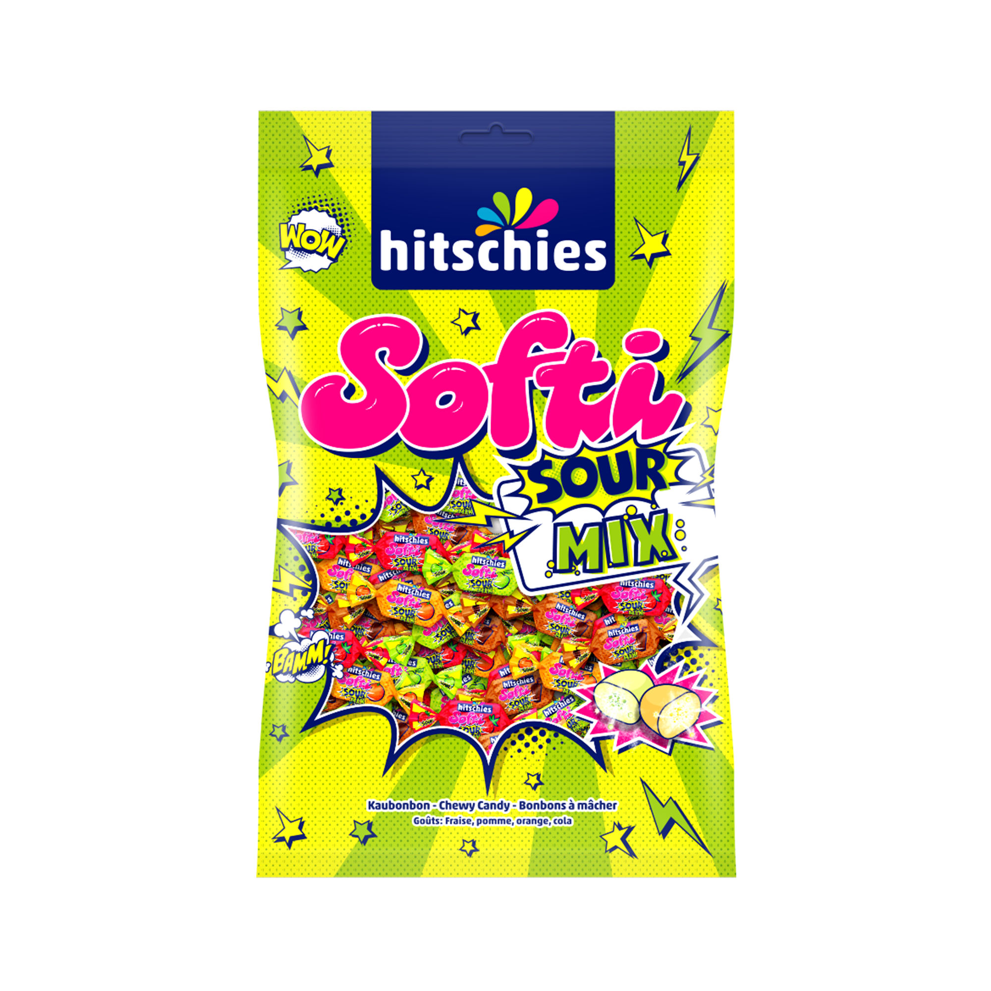hitschies Softi Kaubonbons - Bunte süße und saure Kaubonbons