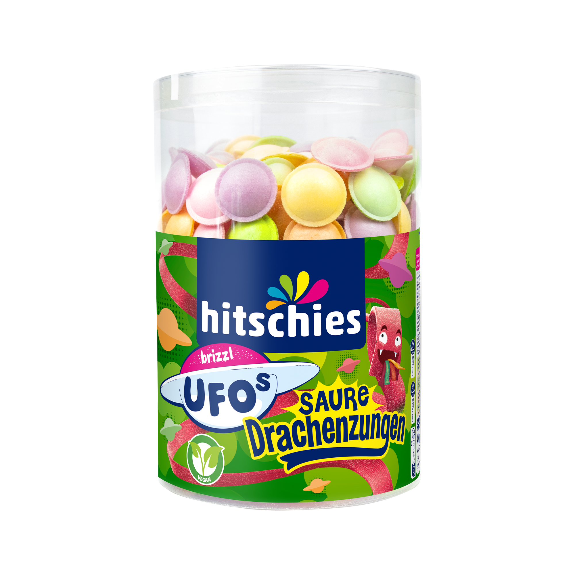 brizzl UFOs Saure Drachenzungen 450g - das Beste aus zwei Welten