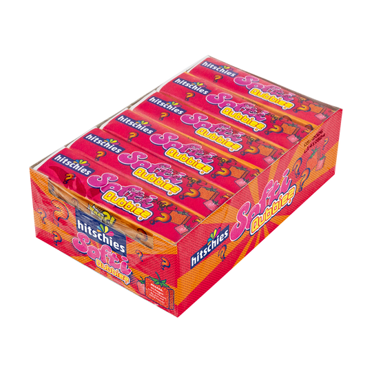 Süßes Wurfmaterial für Karneval: Softi Qubbies Erdbeere | Hitschies