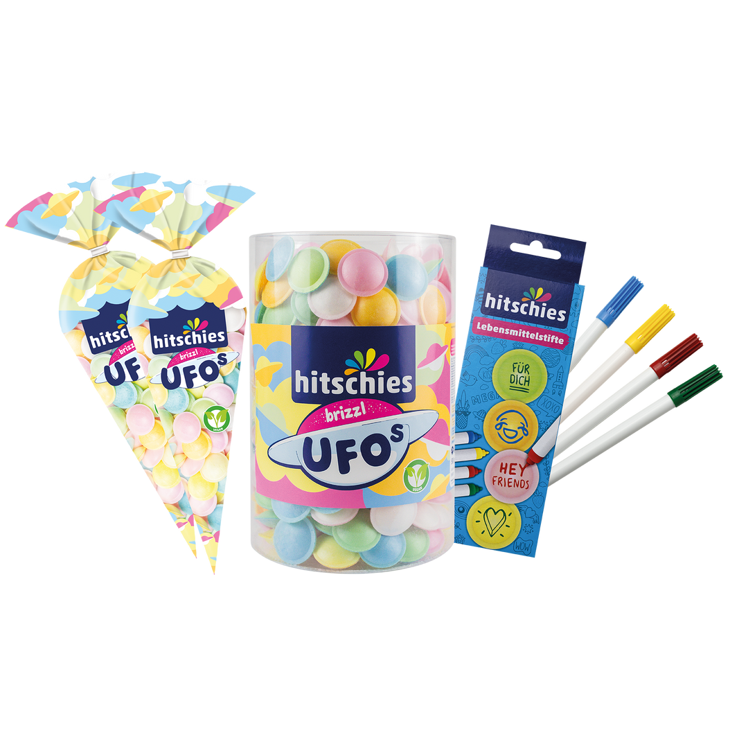 hitschies brizzl Ufos - leckere Obladen mit saurer Brausefüllung