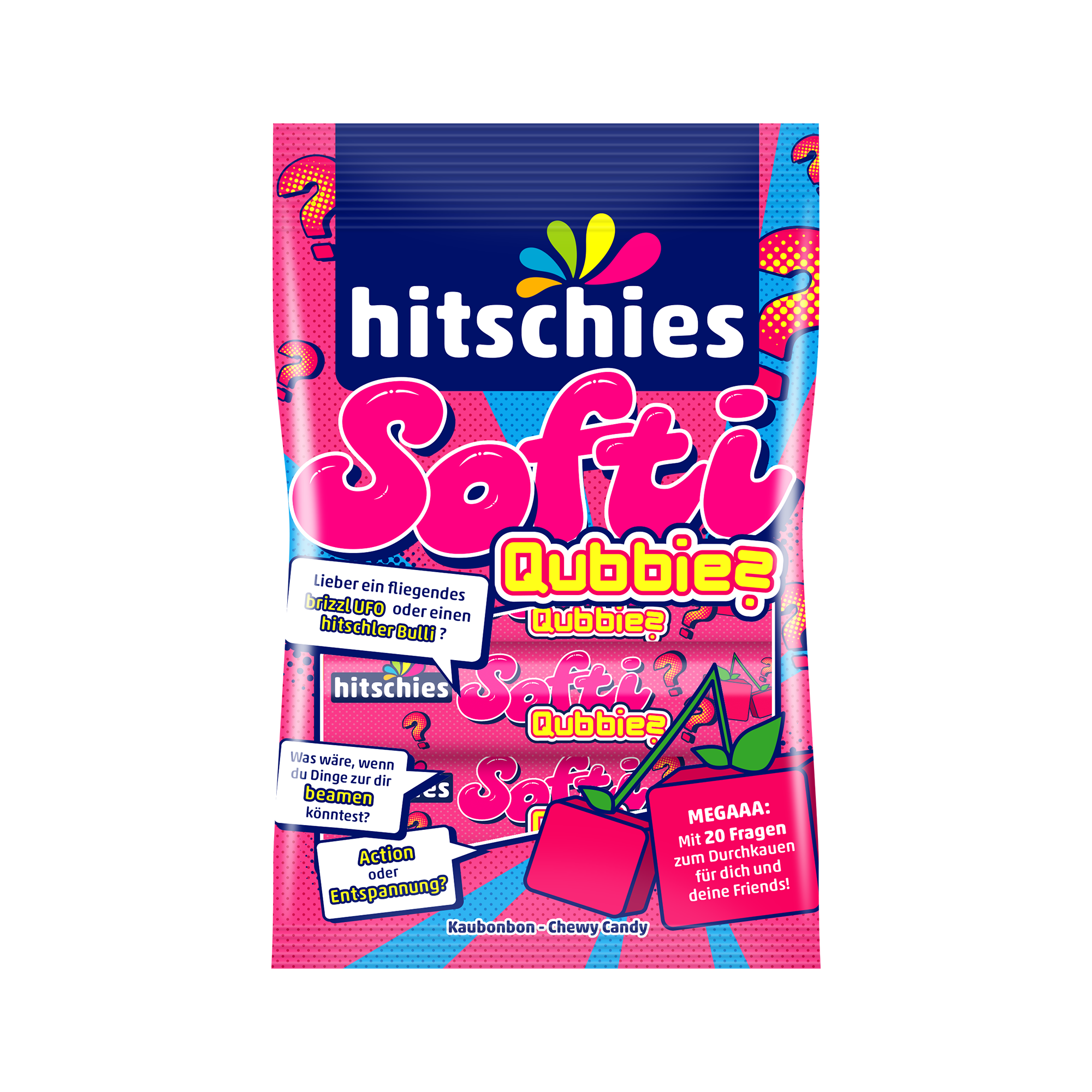 hitschies Kaubonbon Softi Qubbies Kirsche