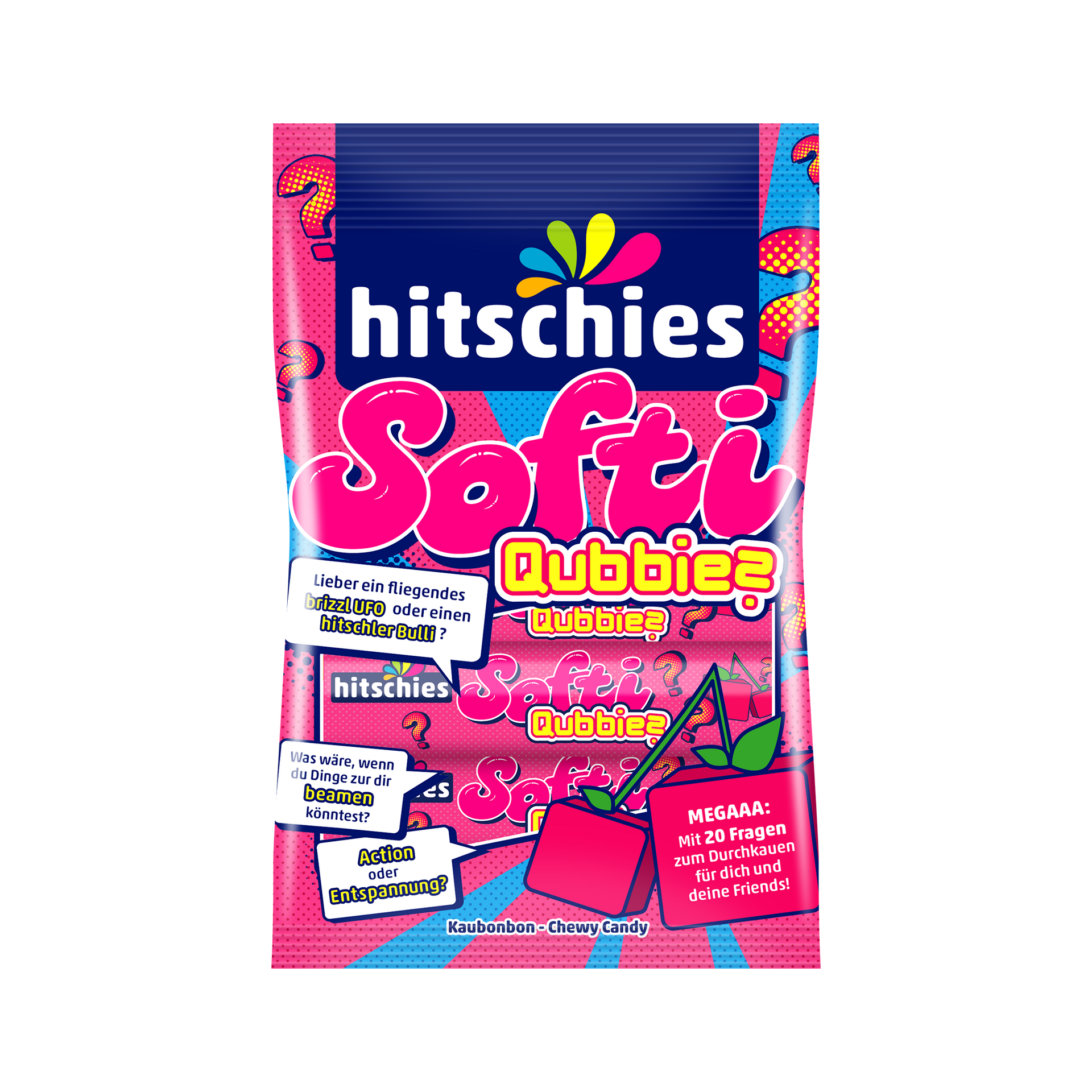 hitschies Kaubonbon Softi Qubbies Kirsche
